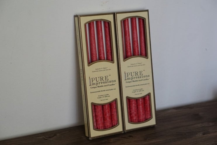 [sold out] red mable taper candle / 르초이 : 네이버 블로그