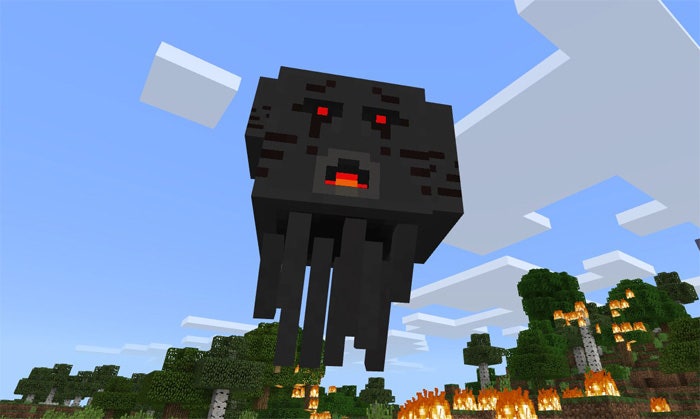 마인크래프트BE 1.2 머리 3셋 가스트 보스 애드온!! 3 Headed Ghast Boss Add-on : 네이버 블로그