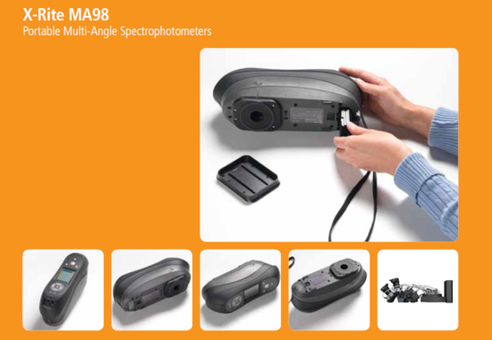 제품 각도에 따른 측정 가능 색차계 MA98 : 네이버 블로그