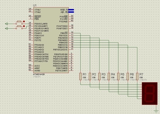 33. Atmega128 + 스위치를 사용하여 FND reset(if문 응용) : 네이버 블로그