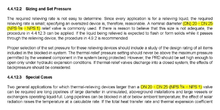 API Standard 521과 API Standard 526에서 다른 Minimum PSV Size : 네이버 블로그
