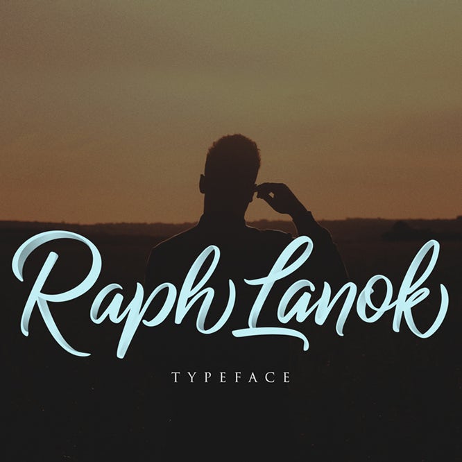 느낌있는 캘리그라피 영어폰트 Raph_lanok : 네이버 블로그