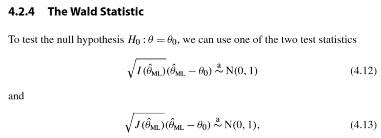 [수리 통계학] Wald Statistic 이란? : 네이버 블로그