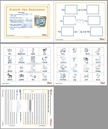 [유초등영어] Finish the Sentence! 게임 : 네이버 블로그