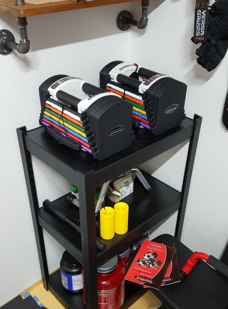 홈짐을 위한~무게조절 덤벨 짭워블럭 (power block u50)개봉기~ : 네이버 블로그