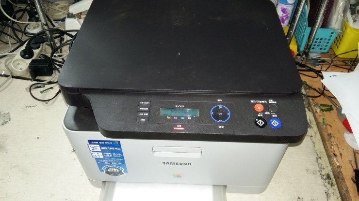 삼성 컬러 복합기 Sl C472 Sl C472w 무한프린터설치 무한보드교체 무한프린터개조 Clx 3300 종이걸림 수리 페이퍼