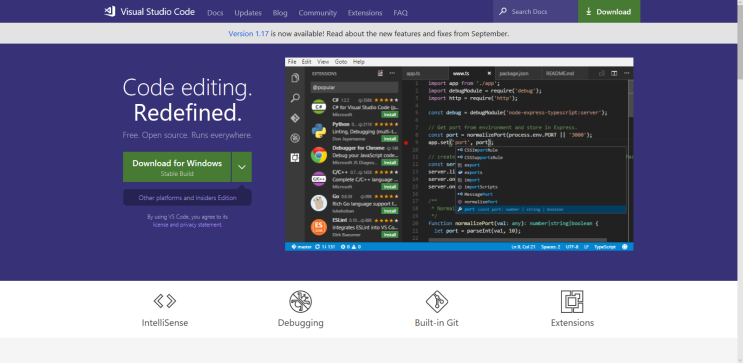 마인크래프트 커맨드 강좌 1: Visual Studio Code 설치 : 네이버 블로그