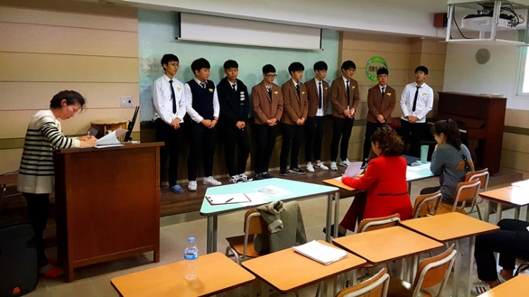 부산용인고등학교 금연교육을 위한 개사송 대회 네이버 블로그