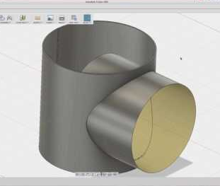 Fusion 360 Sheet Metal - 3 (Flat Pattern Hole on Cylindrical Face ...