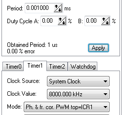 atmega pwm(pharse and frquency correct pwm top=ICR1) : 네이버 블로그