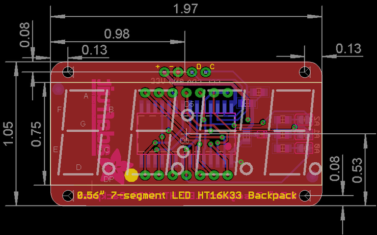HT16K33 관련자료 : 네이버 블로그