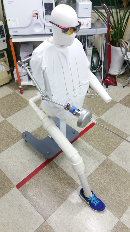 펜싱 더미(Fencing Dummy-Machine)타격대 : 네이버 블로그