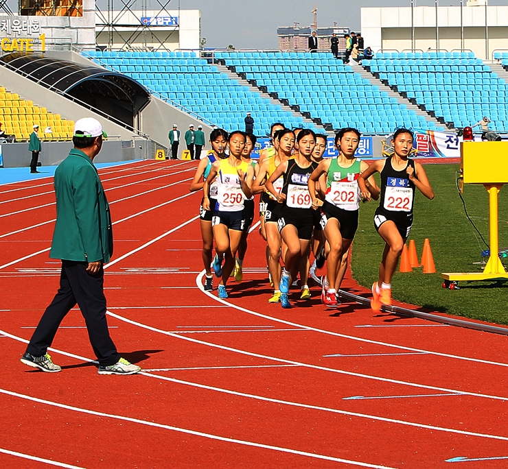 대한육상연맹, 2017전국체전...'여고 1500m' : 네이버 블로그