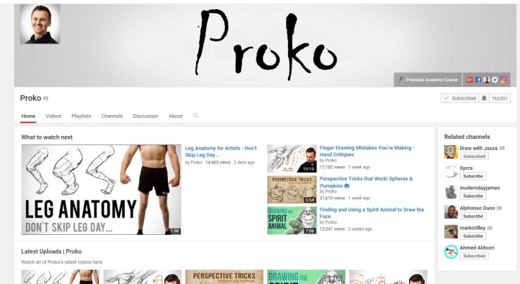 인체 드로잉 튜토리얼 _Proko : 네이버 블로그