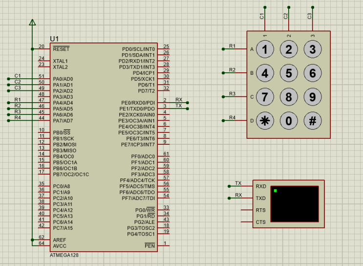 [AVR] 3x4 Keypad : 네이버 블로그
