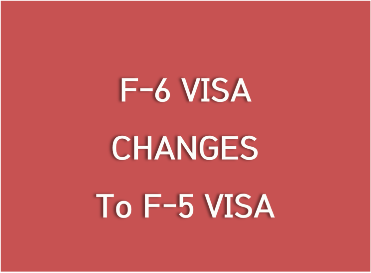 Visa change to permanent resident status (F-5 visa) of marriage immigrant foreigner (F-6 visa ...