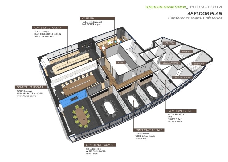 [오피스/관공서] 사무실(오피스) 리모델링 인테리어 디자인 설계 도면_사무실 도면,오피스 평면도,오피스 투시도 업체,오피스 ...
