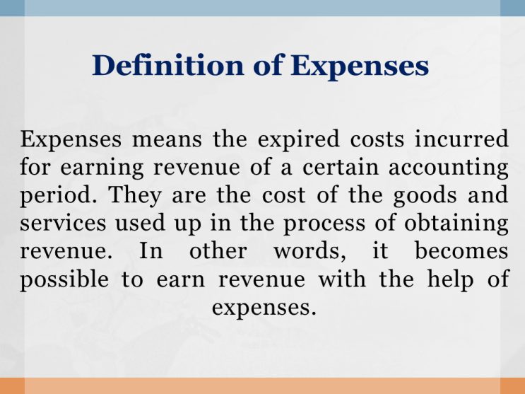 What is the difference 직접비용(direct expenses) and 간접비용(Indirect expenses ...