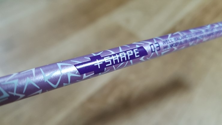 REDSON SHAPE 03 VIOLET BLUE(레드썬 쉐이프 03 62홀 배드민턴 라켓) : 네이버 블로그