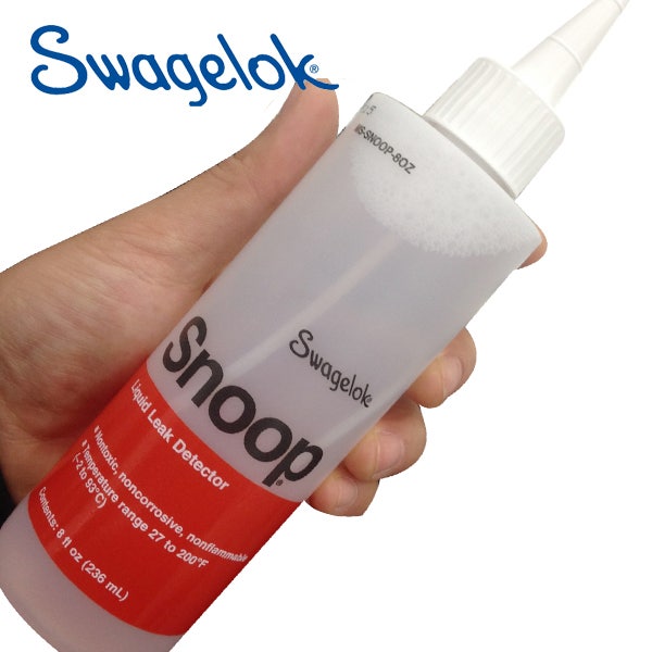 [SWAGELOK] MS SNOOP 8oz 누설검사액 불연성 비독성 무독성 누설탐지 전국택배 MSDS TDS GHS : 네이버 블로그
