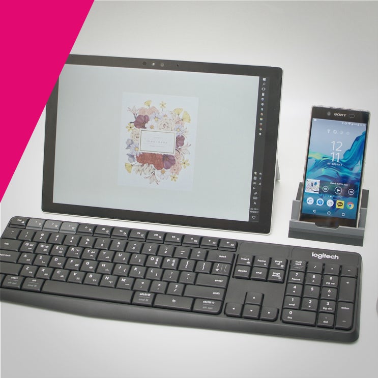 로지텍 K375s 무선 키보드 리뷰(2) 멀티 페어링 : 네이버 블로그