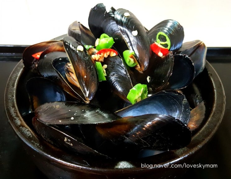 뜨끈하게~ 홍합탕 한그릇 하셔요!! : 네이버 블로그