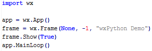 [wxPython] 5가지 기본 스텝과 "Hello World" : 네이버 블로그
