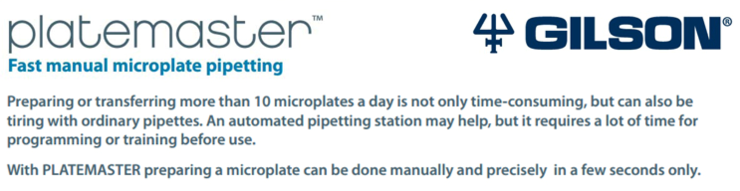 Gilson Platemaster : 네이버 블로그