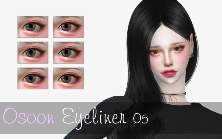 [심즈4 cc] Osoon Eyeliner 05 : 네이버 블로그