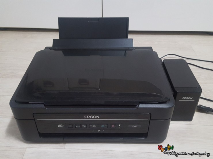 엡손프린터_EPSON L385_설치 및 와이파이연결 : 네이버 블로그