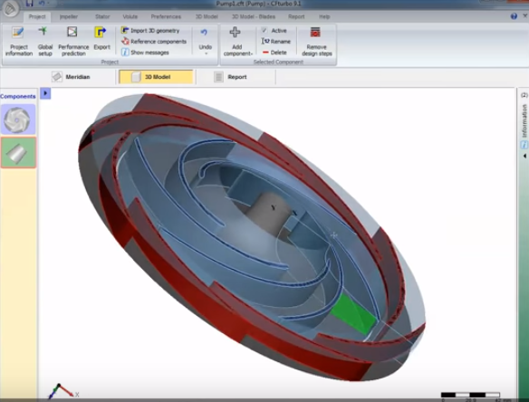 Radial Diffuser : CFturbo 동영상 튜토리얼 : 네이버 블로그