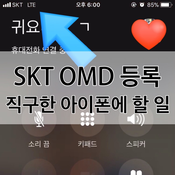 직구한 아이폰 SKT OMD - VoLTE 등록하기 : 네이버 블로그