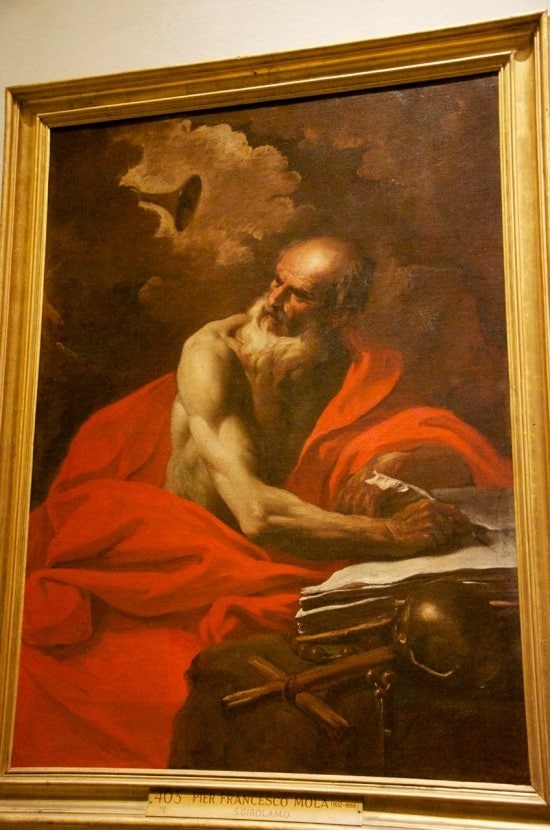 피에르 프란치스코 몰라와 화파(Pier Francesco Mola and School) - 성 예로니모(St. Jerome ...