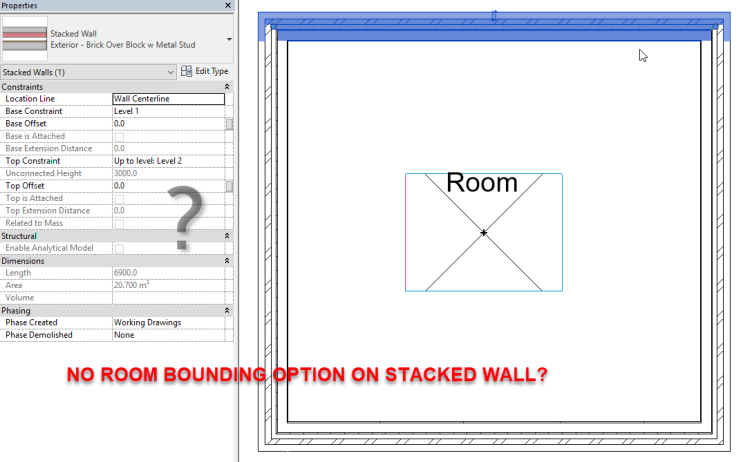 레빗(revit) - 룸 경계(room bounding) 옵션이 없다?! : 네이버 블로그
