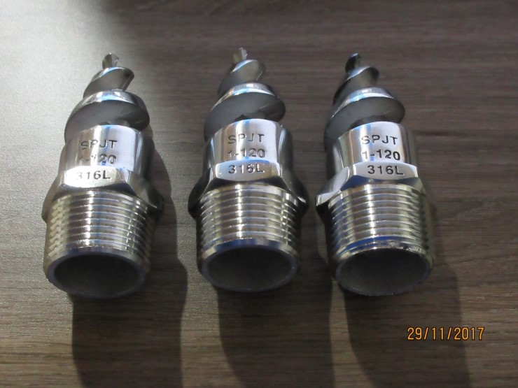 1인치 스파이럴노즐 ,sus헬리코일노즐,sus 돼지꼬리노즐,sus스파이럴 노즐, 돼지꼬리노즐,분진제거노즐,노즐,spray ...