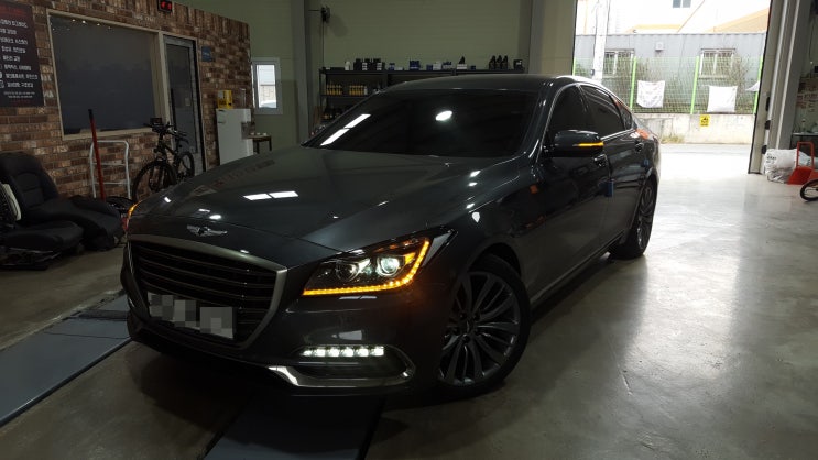 그대가 원하시는.. 제네시스DH G80 LED전조등 & BSD 작업 : 네이버 블로그