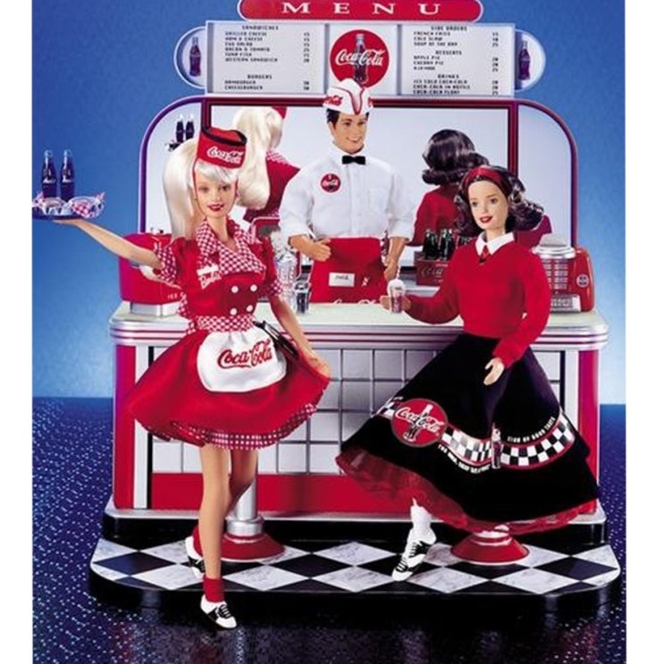 코카콜라 바비인형 & 켄인형 시리즈(coca cola barbie & ken series) _피치월드 : 네이버 블로그