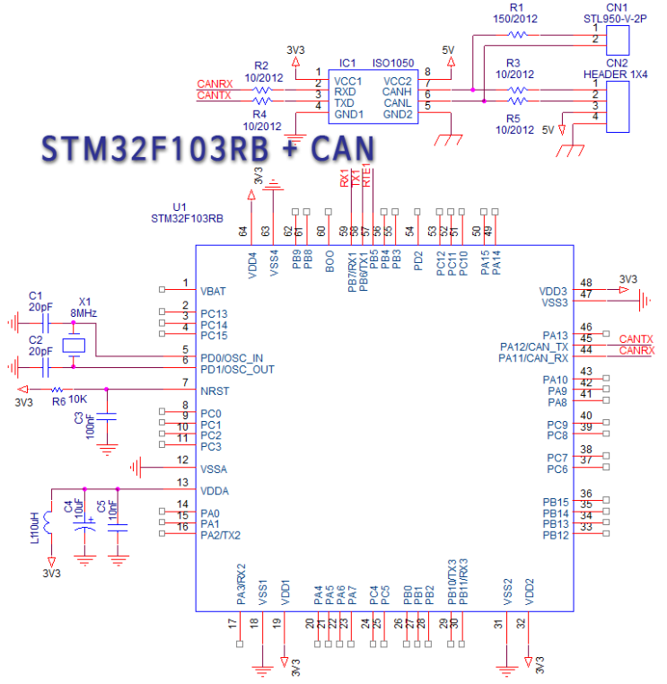 STM32F103... 회로도 2개... 성미시리얼 : 네이버 블로그