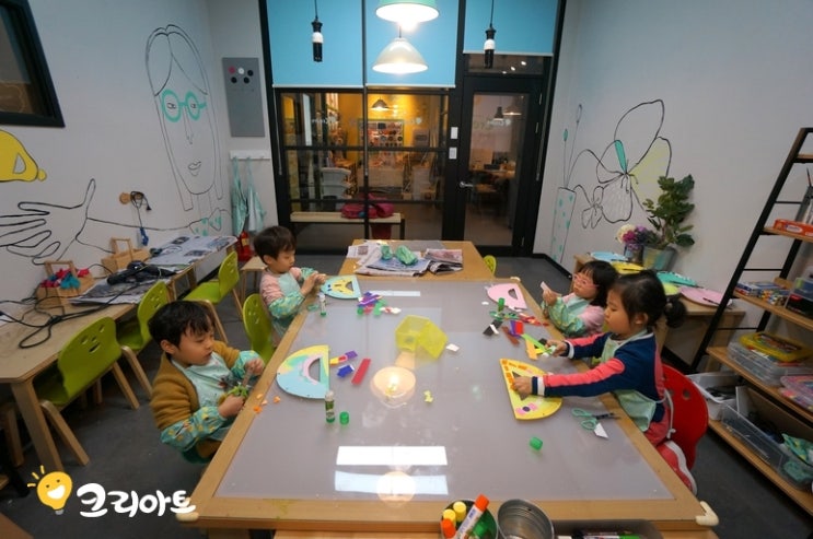 Bambini 4·5세 수업 춤추는 탬버린 시흥시 정왕동 배곧 크리아트 미술학원 네이버 블로그