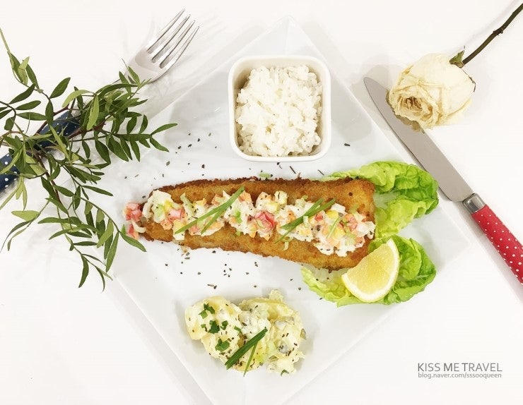 [요리레시피] 냉동 생선까스로 근사하게 즐기는 '대구 스테이크' ! (+Frosta) : 네이버 블로그