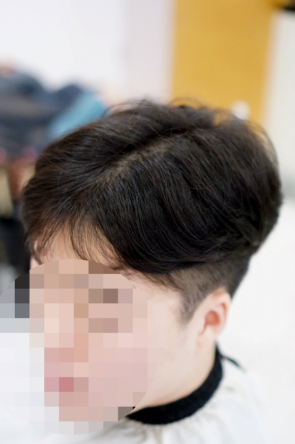 머리숱 없는 남자머리 투블럭 가르마펌 아이롱펌으로 해결★강남미용실 이쌤헤어 네이버 블로그