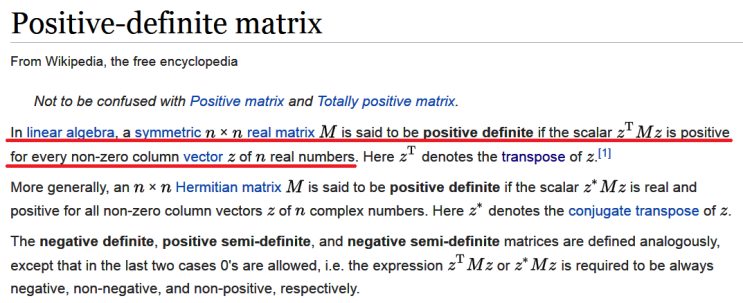 [기계학습] Positive-Definite Matrix 란? : 네이버 블로그