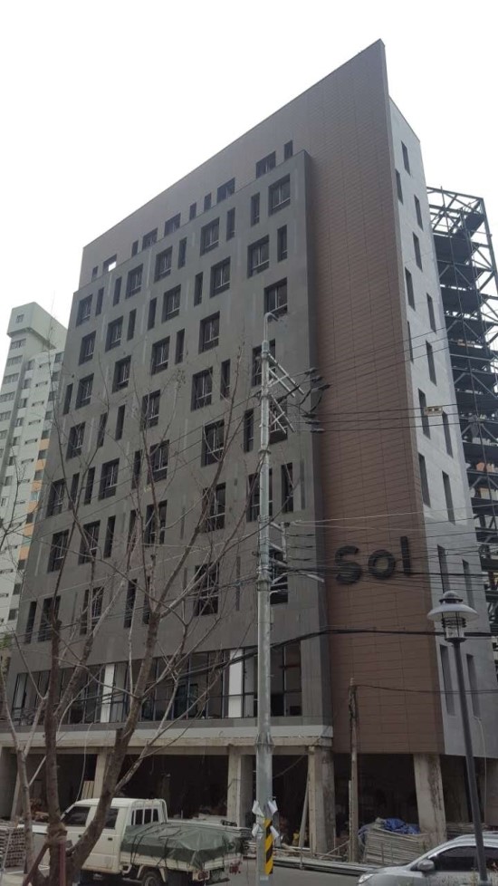 [테라코타판넬공사]SOL오피스텔 볼레톤테라코타판넬 단가/시공가격문의 : 네이버 블로그