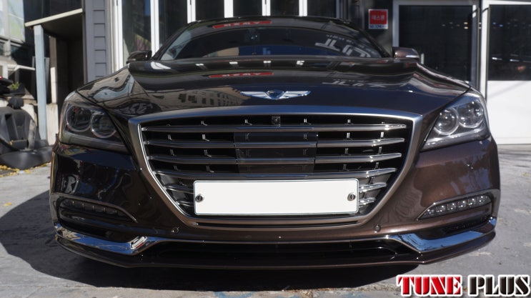 경남 창원 마산 튠플러스 제네시스DH G80 프론트범퍼 및 리어 디퓨져 개조 : 네이버 블로그