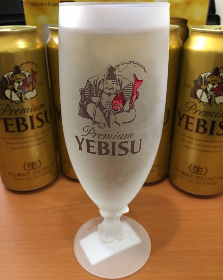 맥주 [Premium YEBISU] 프리미엄 에비스 - 1400개의 행운? 프로스트 전용잔(Frost Glass)세트 이벤트 ...