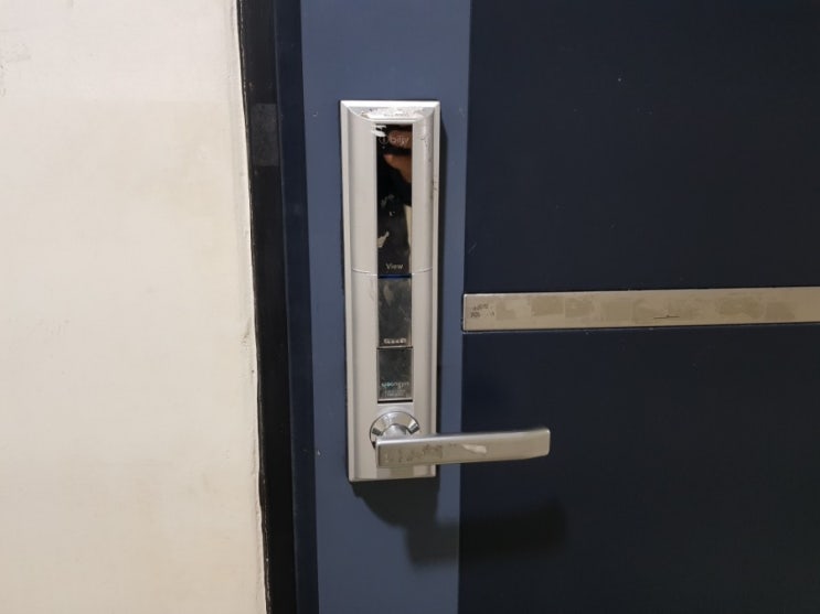 해운대 좌동 대림아크로텔 현관도어락 웅진도어락 먹통 고장 후기 밀레 5400s 손잡이도어락 시공 네이버 블로그
