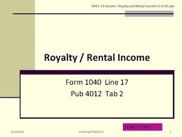 (미국 세무사 시험) - 임대와 사용료 소득 (Rental and Royalty Income) : 네이버 블로그