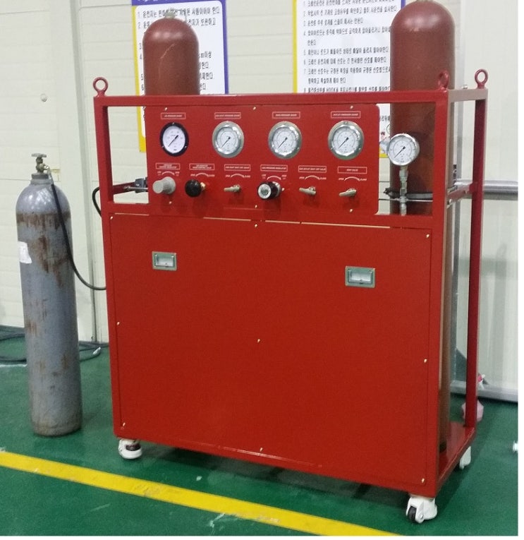 Gas Booster Unit (High Pressure Bottle : 360bar x 50Liter ---2ea) : 네이버 블로그