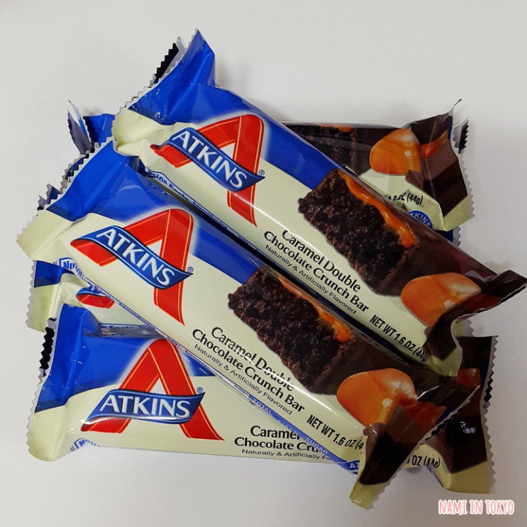 - LCHF 79 앳킨스 09 카라멜 더블 초콜렛 크런치 바/Caramel Double Chocolate Crunch Bar ...