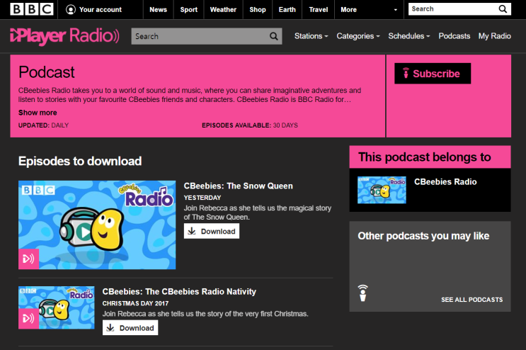 CBeebies Radio Download하는 법 : 네이버 블로그